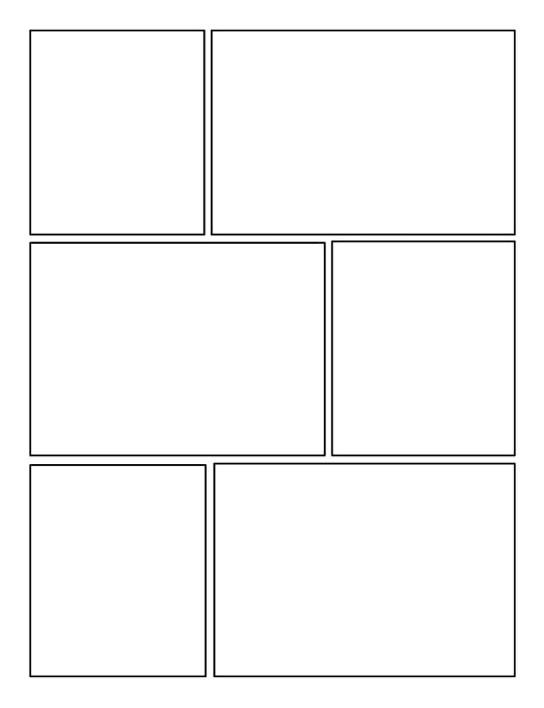 Printable Comic Book Pages - Etsy
