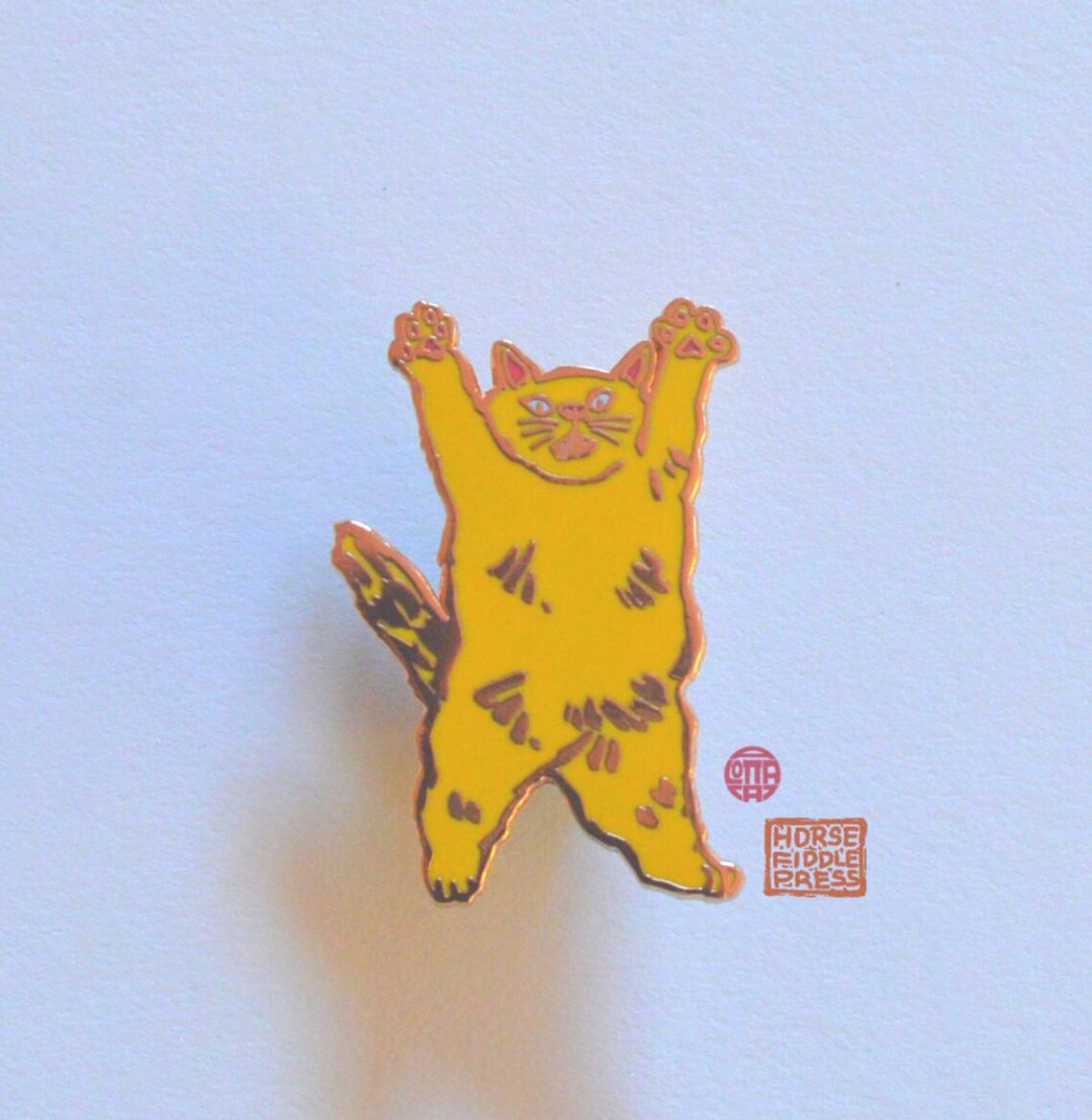 Come at Me Bro Cat Enamel Pin - Etsy