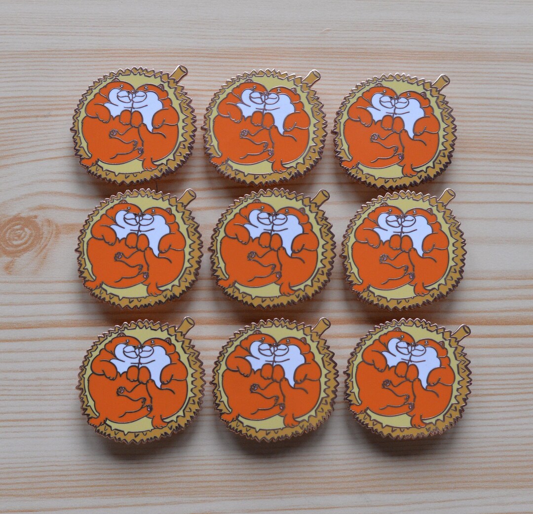 Durian Love Pin - Etsy