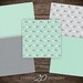 60% OFF Instant Download Mint Elephant Digital Paper | Etsy