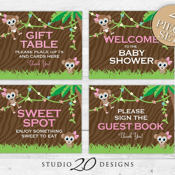 Monkey Welcome Sign - Etsy