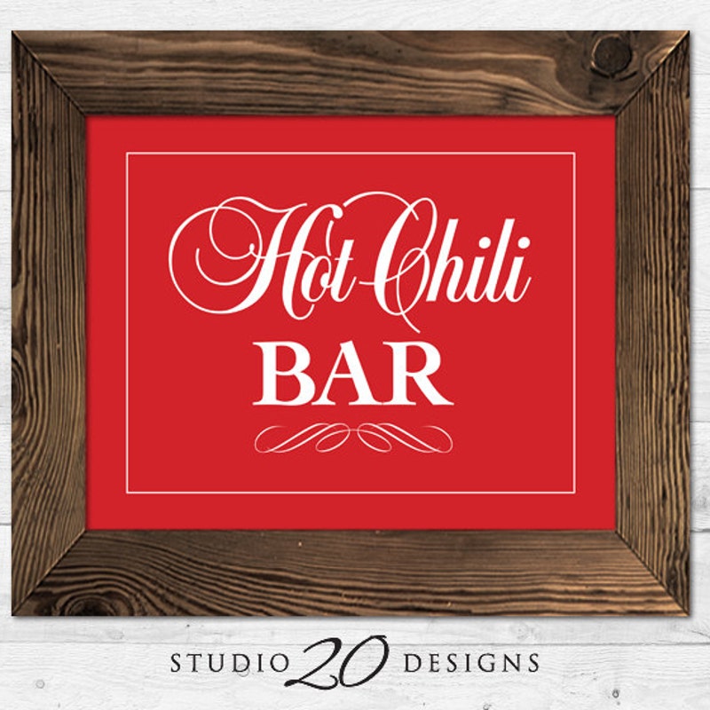 Chili Bar - Etsy