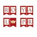 Instant Download Red Royal Prince or Princess Baby Shower Banner ...