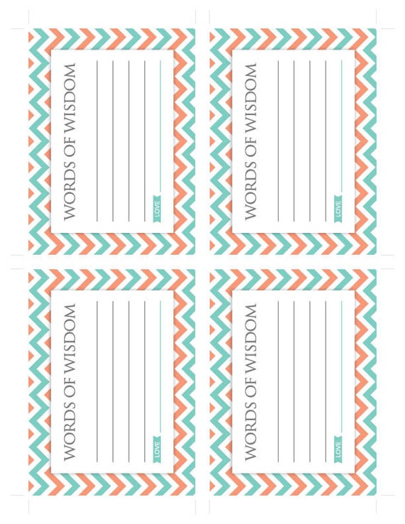 Turquoise And Coral Chevron