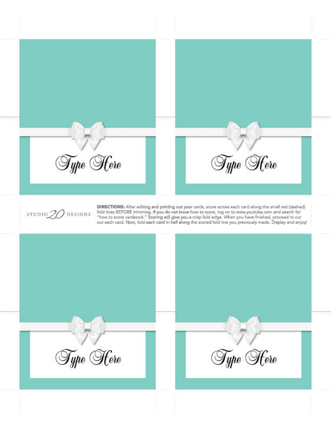 Instant Download Aqua Blue Food Labels DIY Editable Food - Etsy