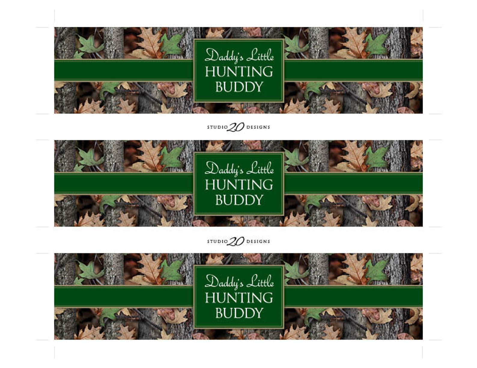 Instant Download Green Camo Bottle Labels Printable Realistic | Etsy