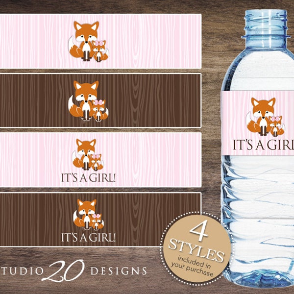 Fox in a Bottle - Etsy