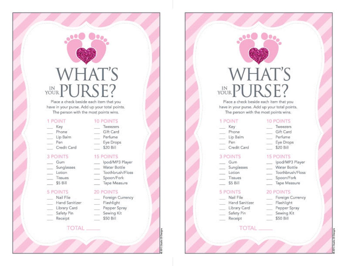 Instant Download Footprint Baby Shower Games Baby Feet - Etsy