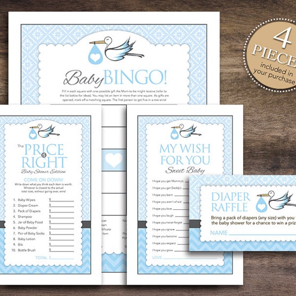 Stork Baby Shower - Etsy