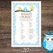 Instant Download Blue Owl What's in Your Purse Baby Shower Game, Blue ...