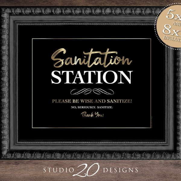 Sanitation Signs - Etsy