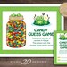 Instant Download Frog Candy Guessing Game, Green Frog Baby Shower Candy ...