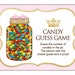 Instant Download Pink Princess Candy Guessing Game, Royal Princess Baby ...