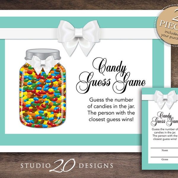 Candy Guess Game - Etsy
