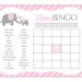 Instant Download Pink Elephant Baby Shower Games Pack, Printable Girl ...