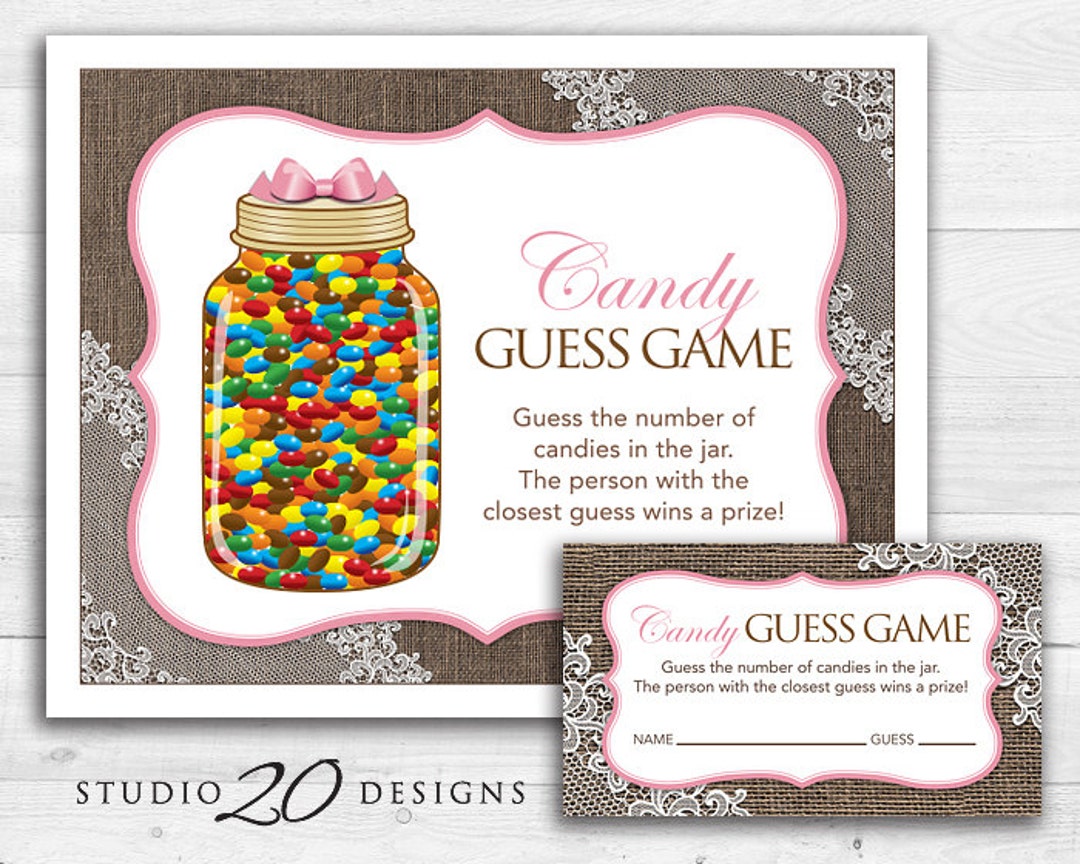 Descarga instantánea juego de adivinanzas de caramelos de arpillera ...