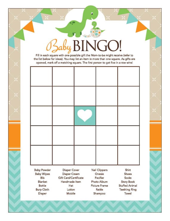 Party Games Paper & Party Supplies Party Favors & Games Orange Dinosaur ...