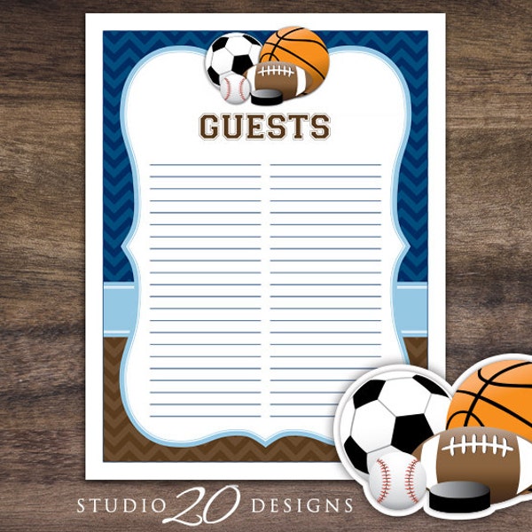 Basketball Sign in Sheet - Etsy