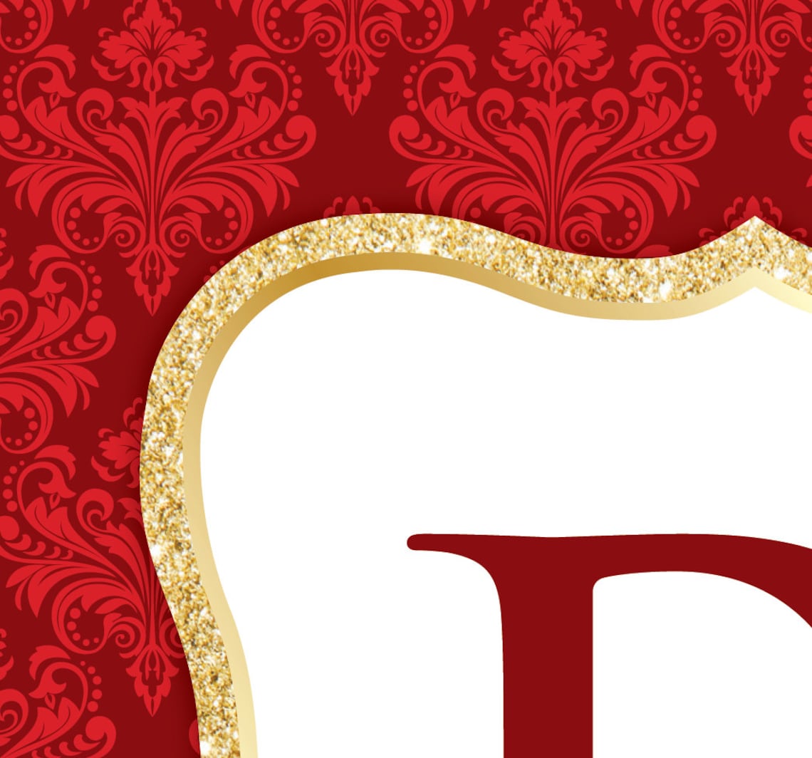 Instant Download Red Royal Prince or Princess Baby Shower - Etsy