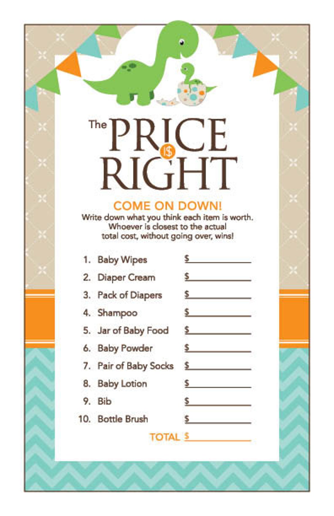 Instant Download Dinosaur Baby Shower Games Pack Baby Boy - Etsy Canada