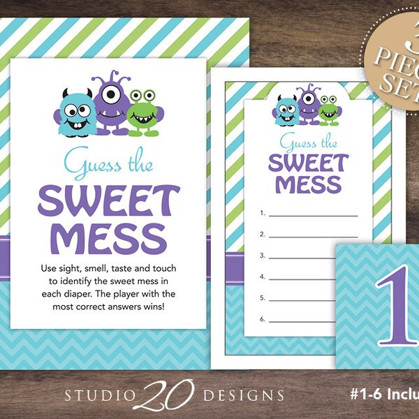 Monster Baby Shower - Etsy