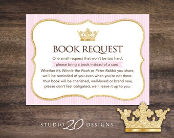 Instant Download Royal Princess Bottle Labels Printable Gold