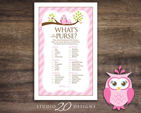 Owl Baby Shower Games Printable GREENERY Baby Shower Games Who Knows