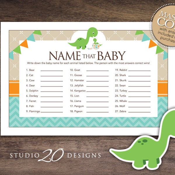 Dinosaur Baby Shower - Etsy
