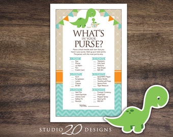 Instant Download Dinosaur Wishes for Baby Shower Game Boy | Etsy