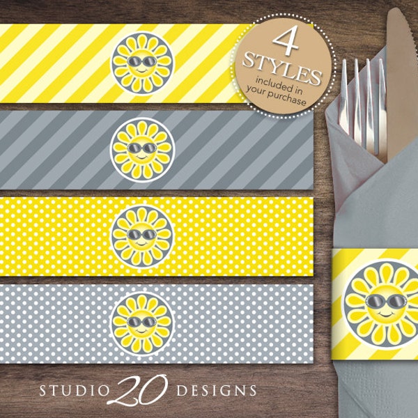 Napkin Labels - Etsy