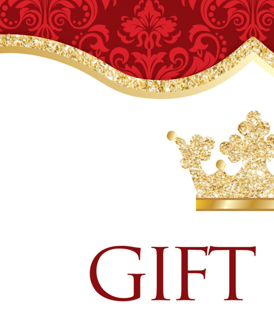 Instant Download Royal Red Prince or Princess Baby Shower Gift - Etsy