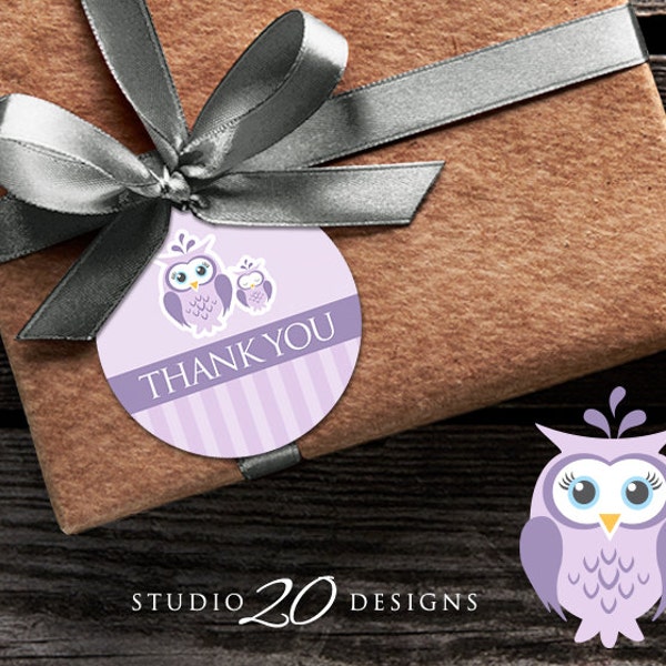 Owl Favor Tags - Etsy
