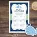 Instant Download Whale Baby Word Scramble Game, Whale Word Scramble ...