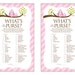 Instant Download Pink Owl What's in Your Purse Baby Shower Game, Pink ...