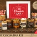 Instant Download Hot Chocolate Bar Kit, Printable White Red Hot Cocoa ...