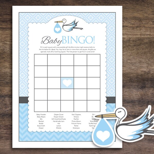 Stork Baby Shower - Etsy