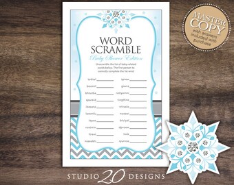 Frozen Word Scramble - Etsy