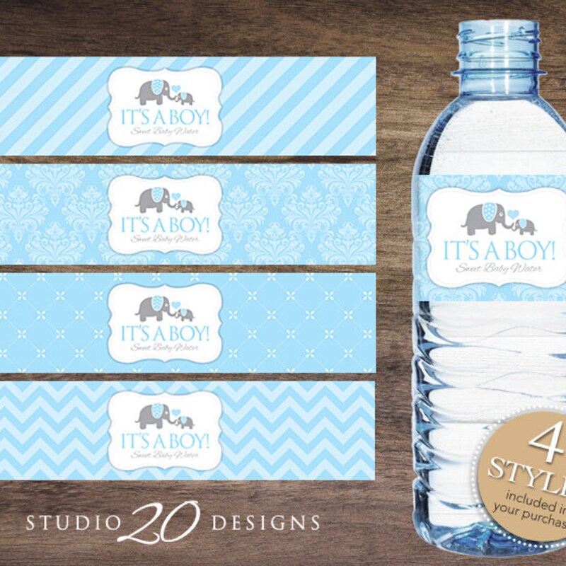 Elephant Labels - Etsy