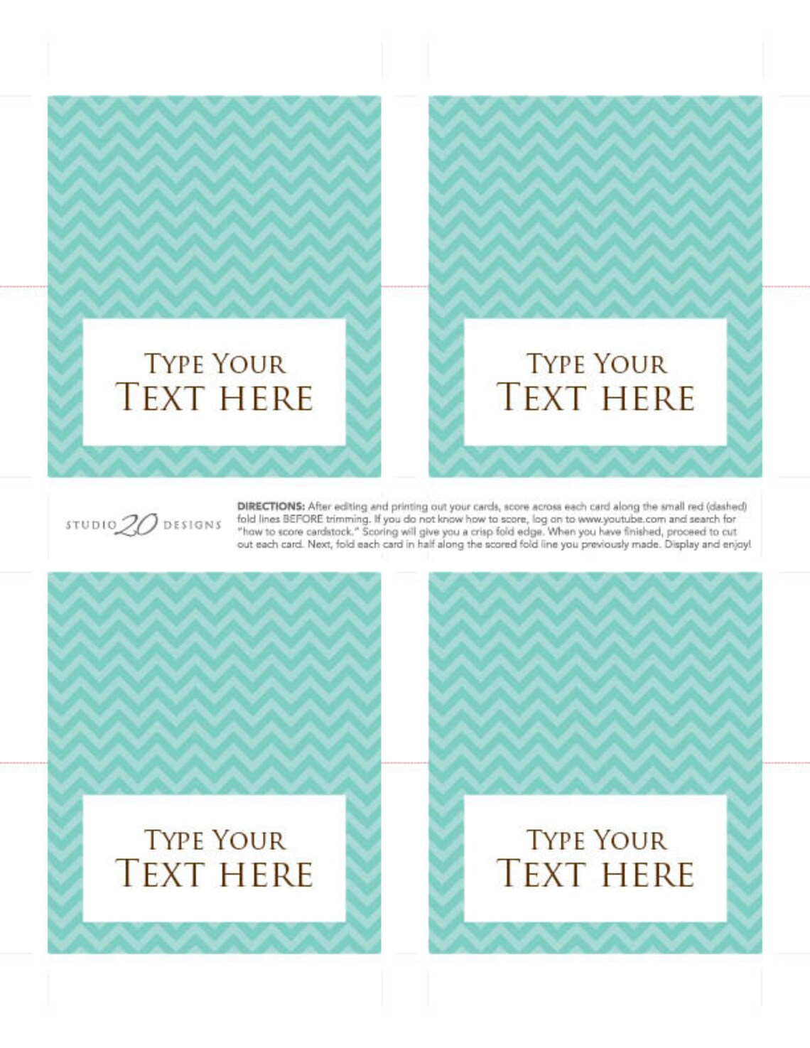 Instant Download Teal Chevron Food Labels DIY Editable Food | Etsy