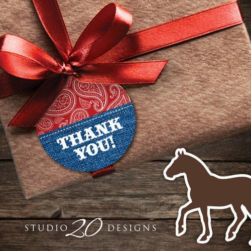 Western Favor Tags Western Party Gift Tags Printable Western | Etsy