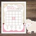 Instant Download Little Lamb Theme Baby Shower Chevron BINGO | Etsy
