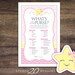 Instant Download Star Baby Shower Games Girl Twinkle Little - Etsy