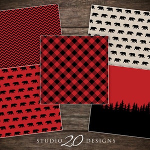 60% OFF! Instant Download Buffalo Plaid Digital Paper, Printable 12x12 ...