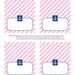 Instant Download Pink Nautical Food Labels, DIY Editable Food Labels ...