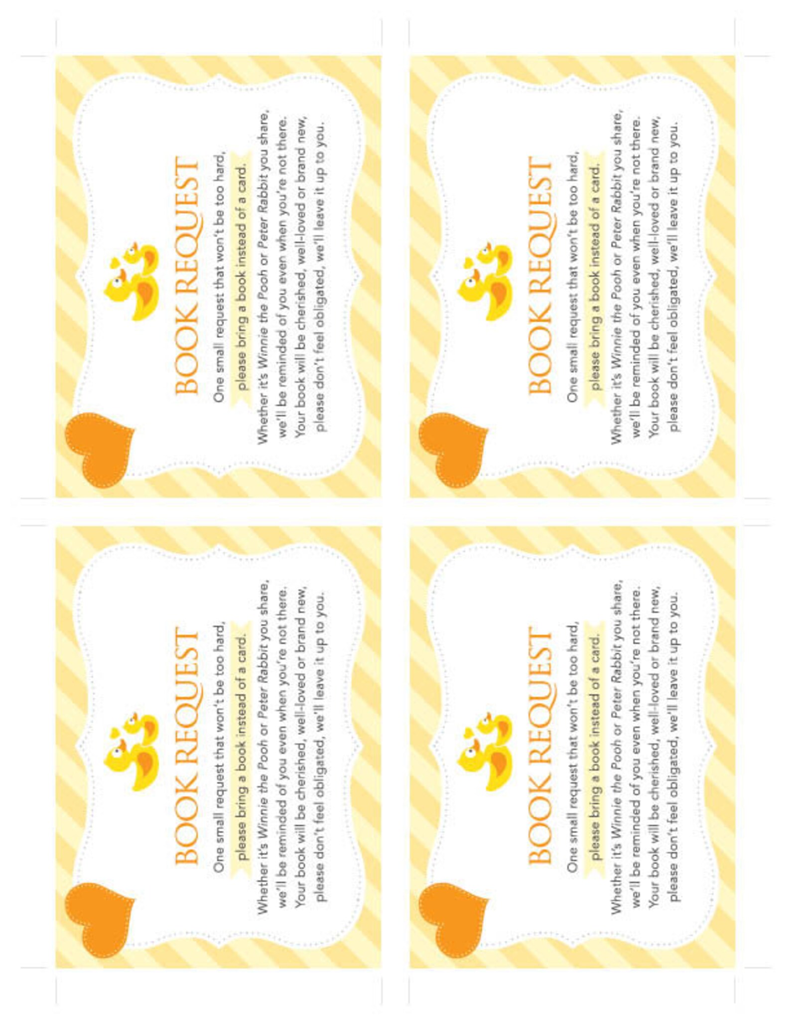 Instant Download Rubber Duck Book Request Yellow Duck Book in - Etsy