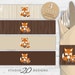 Instant Download Fox Napkin Rings Printable Orange Fox Baby - Etsy