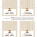 Instant Download Fox Food Labels DIY Editable Food Labels - Etsy
