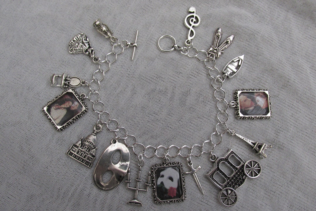 Phantom of the Opera Charms Bracelet - Etsy