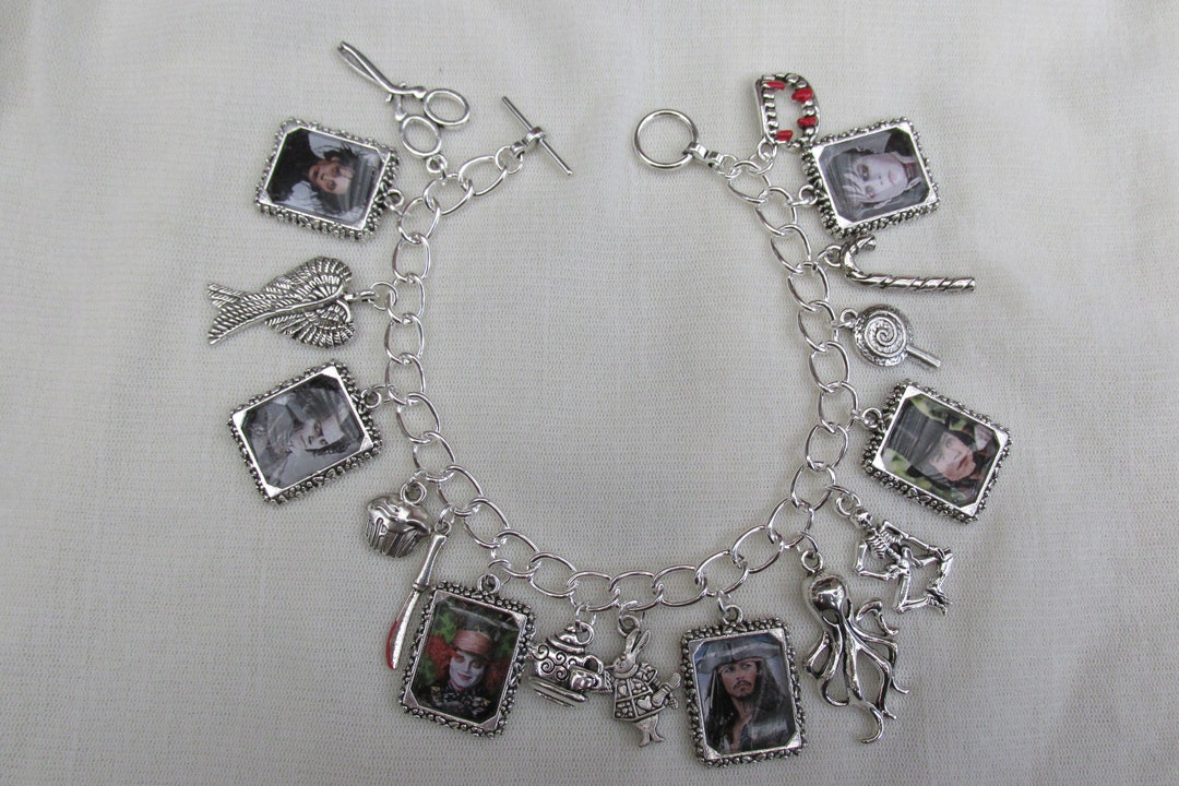 Johnny Depp Films Photo Charms Bracelet - Etsy