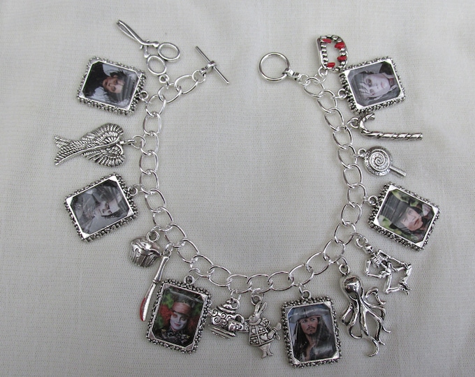 Johnny Depp Films Photo Charms Bracelet - Etsy